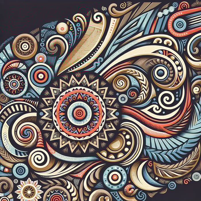 Filipino Barong Vector Pattern | Swirling Designs & Natural Symbols ...