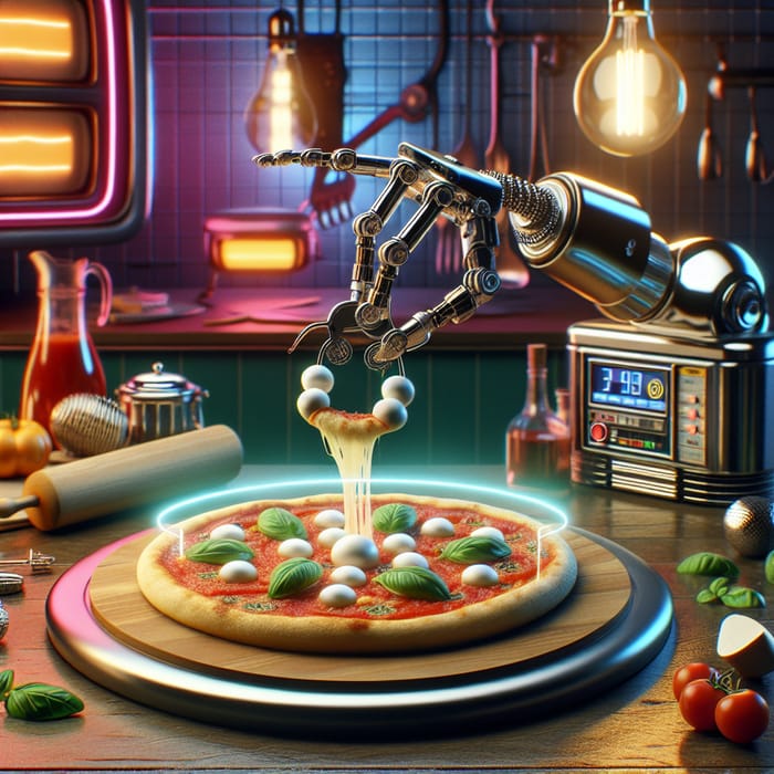 Retro-Futuristic Pizza Delights: A Culinary Adventure | AI Art ...