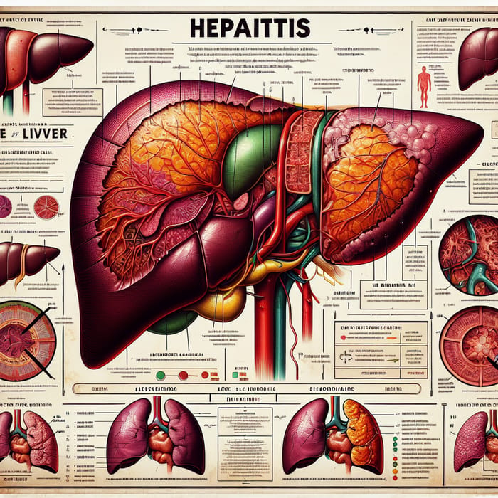 Illustrated Guide to Hepatitis: Liver Disease Explanation | AI Art ...