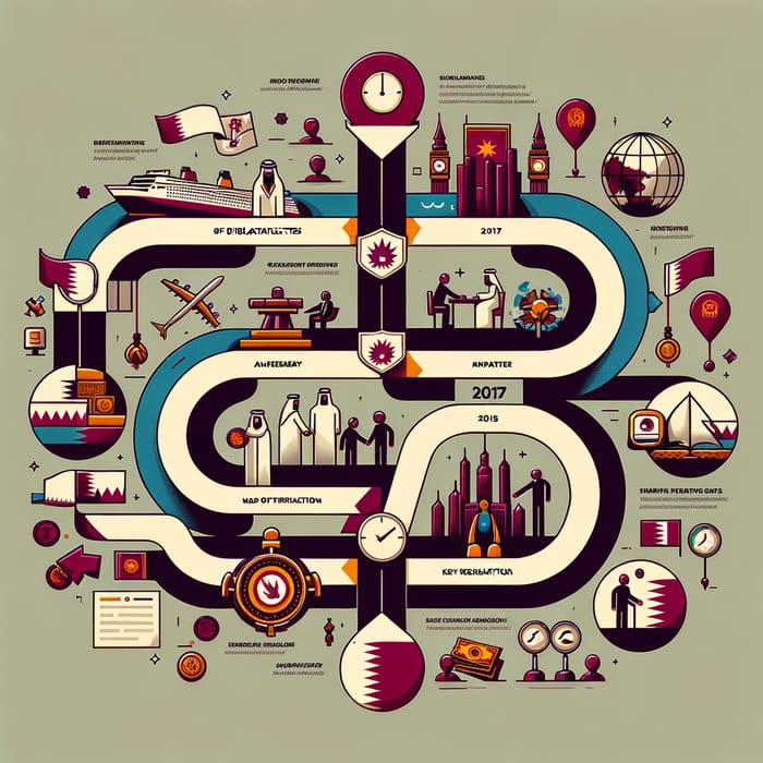 Qatar Blockade 2017: Overview and Timeline | AI Art Generator | Easy ...