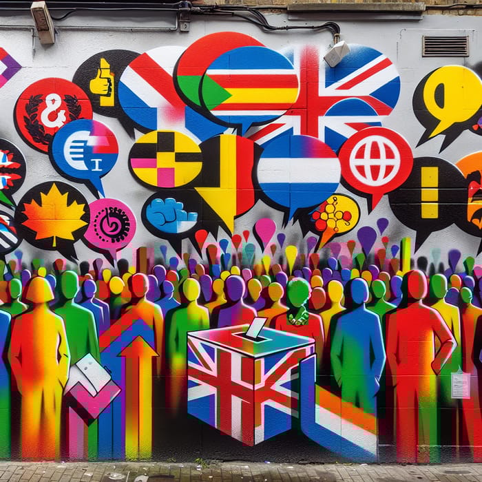 Election Voices: Street Art Unity and Diversity | AI Art Generator ...