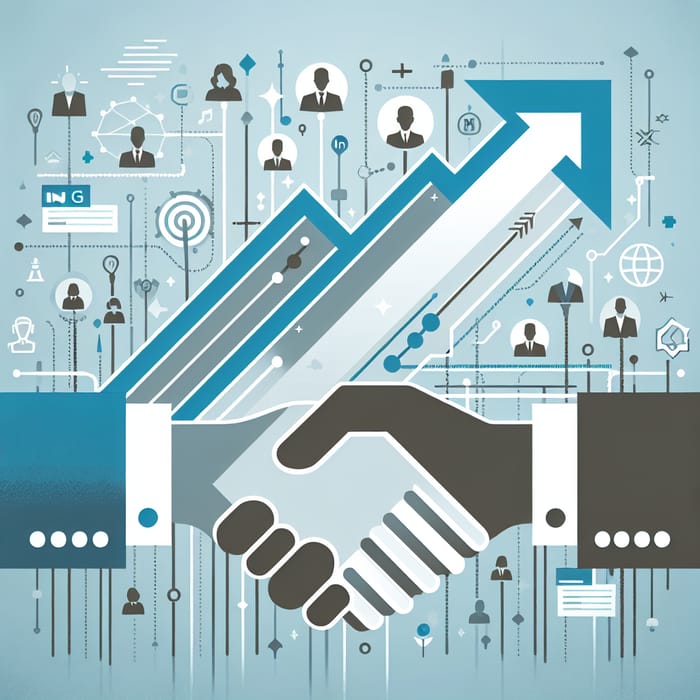 Professional Human Resources & Leadership LinkedIn Background | AI Art ...