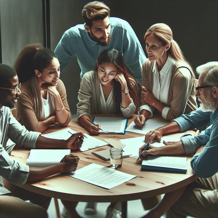 Diverse Teachers Collaborating in Education | AI Art Generator | Easy ...