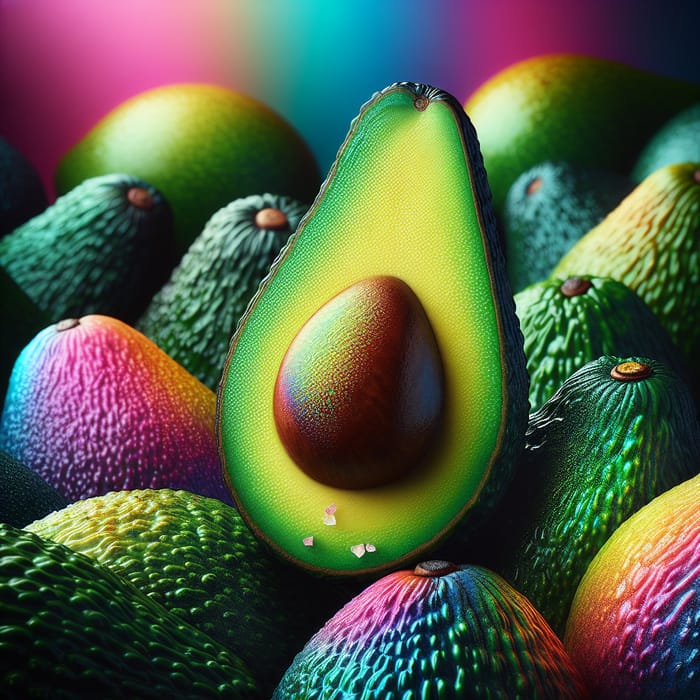 Avocados: Vibrant Colors & Delicious Texture | AI Art Generator | Easy ...