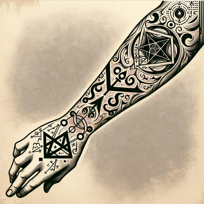 Magic Sigil & Alchemy Tattoo Designs | AI Art Generator | Easy-Peasy.AI