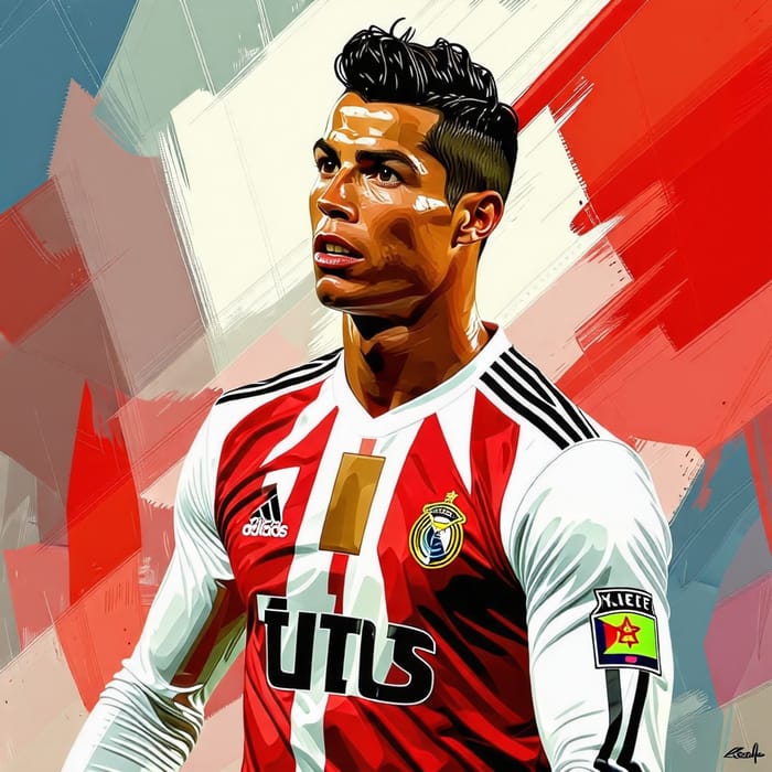 Cristiano Ronaldo - Professional Soccer Player | AI Art Generator ...