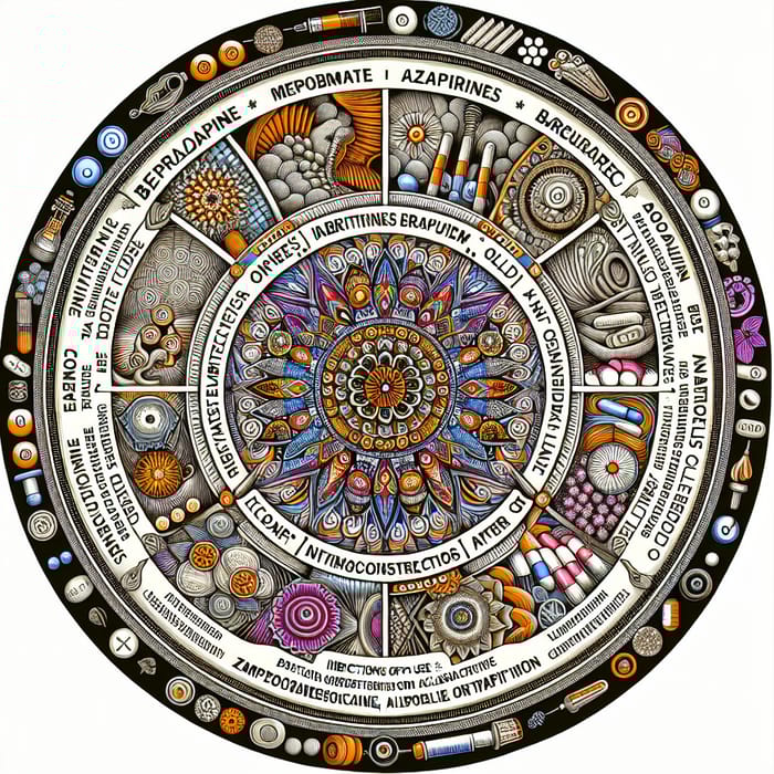 Pharmacology Mandala: Medications, Effects, Interactions, Toxicity ...