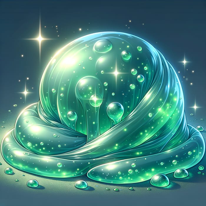 Fantasy Translucent Jelly-like Un Slime Creature | AI Art Generator | Easy-Peasy.AI