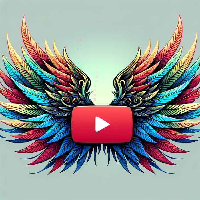 Stylish VK Wings for YouTube Profile Image | AI Art Generator | Easy ...