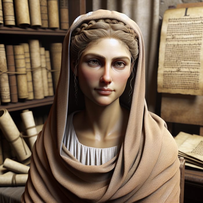 Realistic Portrait of Hypatia of Alexandria | AI Art Generator | Easy ...