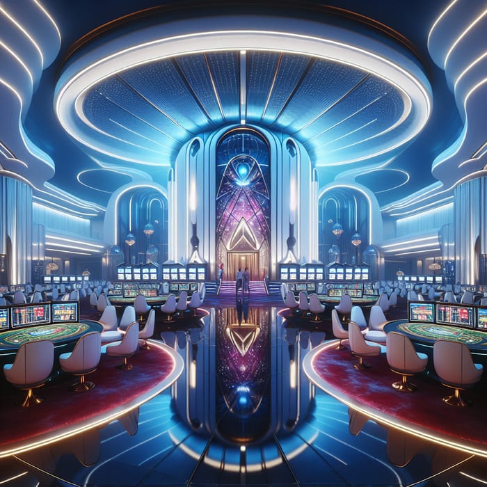 Futuristic Casino Experience - Innovation & Excitement | AI Art ...