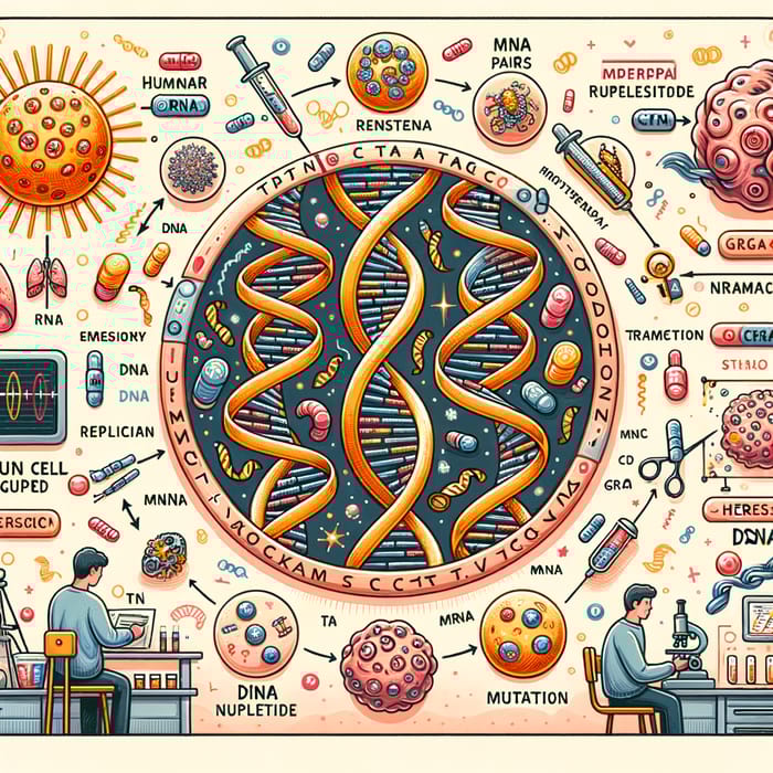 Educational Genetics Images: DNA Helix, Genes, Exploration | AI Art ...