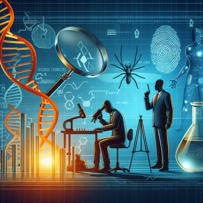 Understanding DNA to Solve Crimes | Resolving Criminal Cases | AI Art Generator | Easy-Peasy.AI