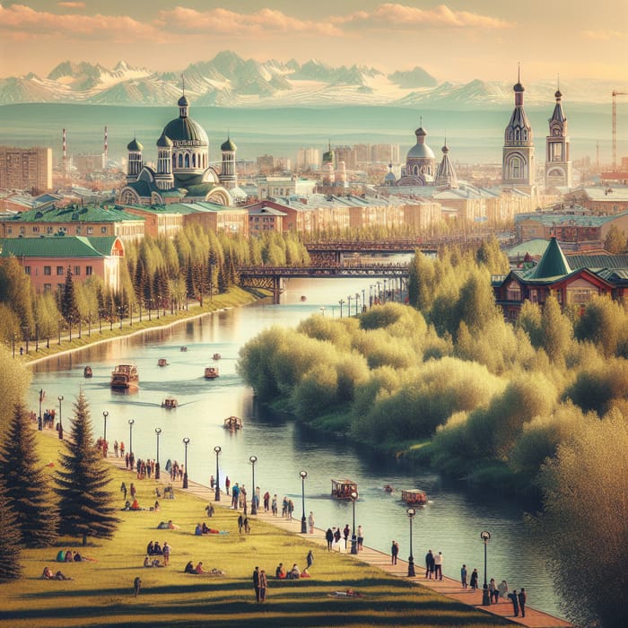 Discover Yakutsk: A Glimpse of Russian Charm | AI Art Generator | Easy ...