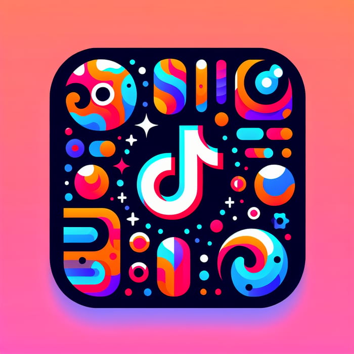 Vibrant Logo Design for TikTok Profiles | AI Art Generator | Easy-Peasy.AI