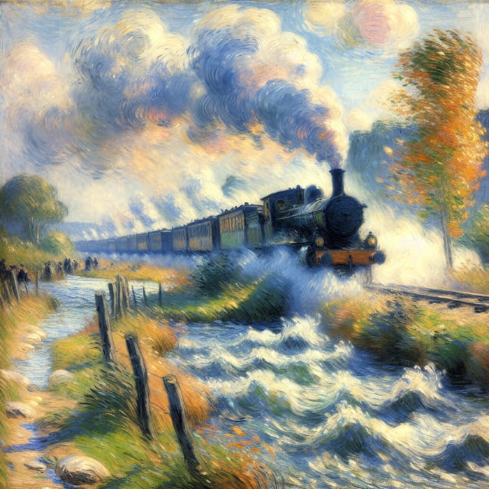 Capturing Motion Monet Style: Impressionistic Painting Technique | AI ...