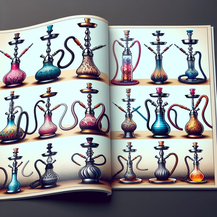Diverse Hookah Designs - Catalogue Showcase | AI Art Generator | Easy ...