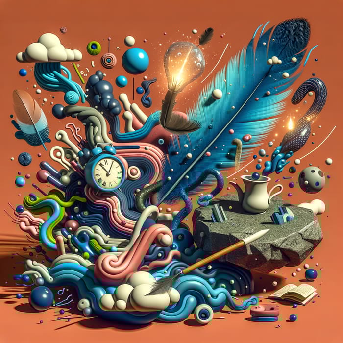Discover Surreal Weirdness with Artistic Shapes and Colors | AI Art ...