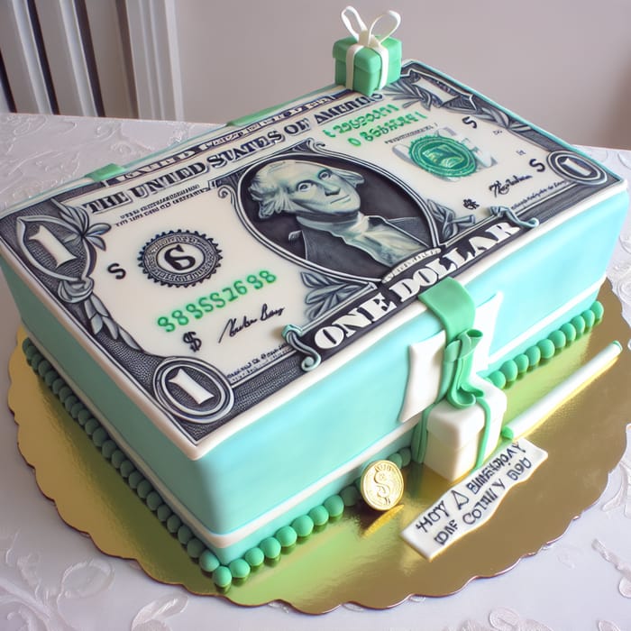 Dollar Bill Cake | Unique Cake Designs | AI Art Generator | Easy-Peasy.AI