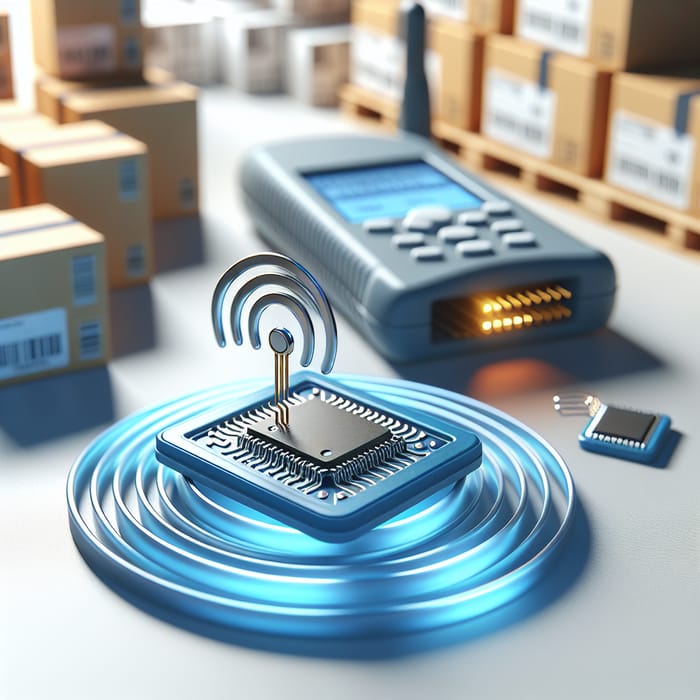 RFID Tags: High-Tech for Warehouse Inventory Management | AI Art ...