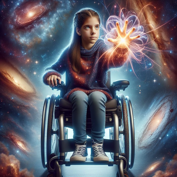Empowering Young Girl's Cosmic Journey and Superpowers | AI Art ...