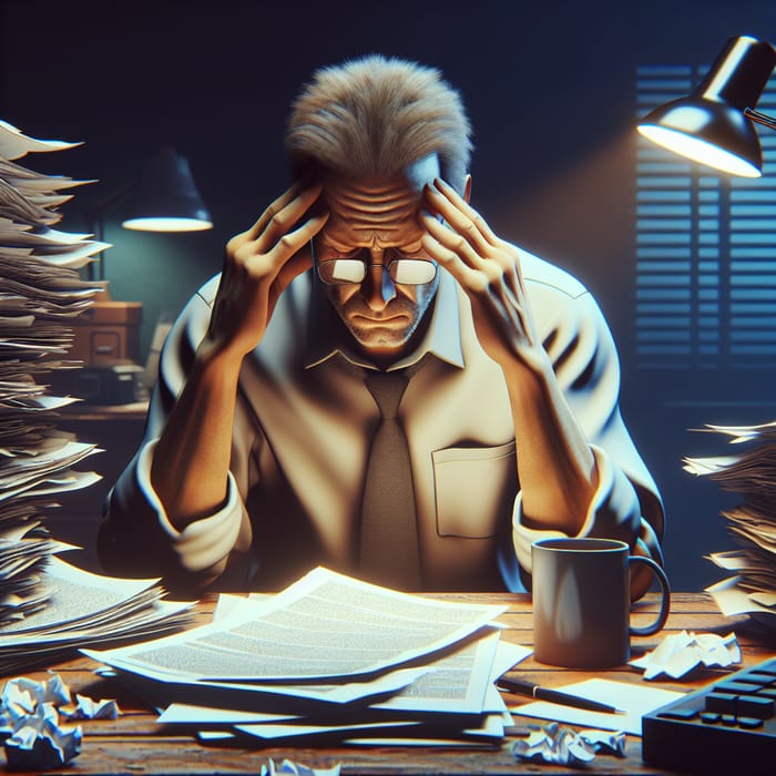 Managing Stress: Tips for a Cluttered Mind | AI Art Generator | Easy ...