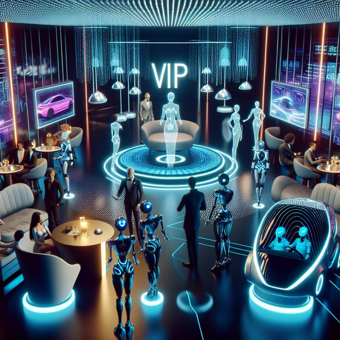 Futuristic VIP Experience | Inclusive Elegance | AI Art Generator ...