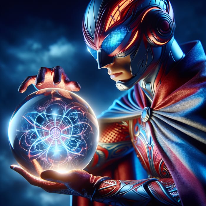Superhero Who Can Predict the Future | AI Art Generator | Easy-Peasy.AI