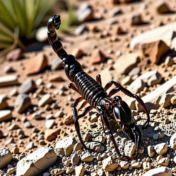 Giant Desert Hairy Scorpion | Sonoran Desert Wildlife | AI Art ...