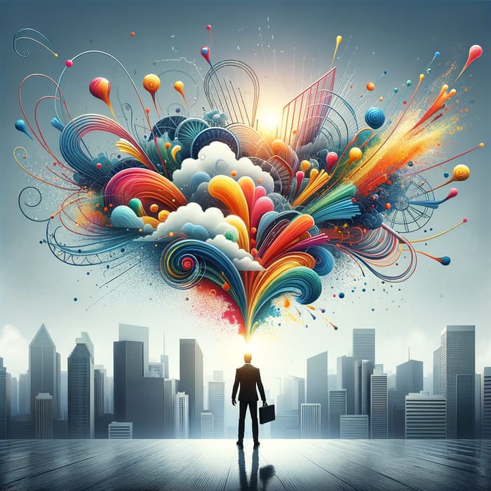 Intriguing Abstract Concept Image | Keen Enthusiasm | AI Art Generator ...