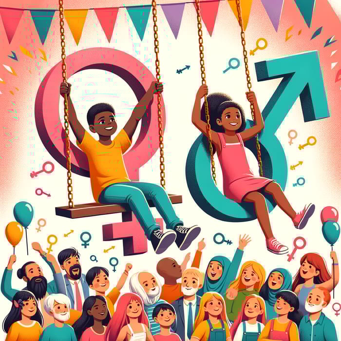 Inclusive Society Poster: Gender Equality in Art | AI Art Generator ...