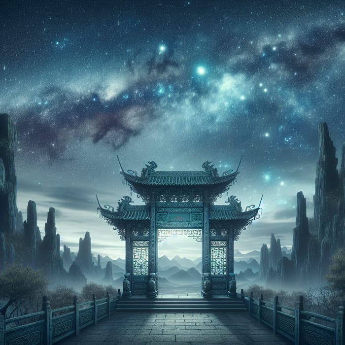 Qi Men, Mystical Gates of Ancient Wisdom | AI Art Generator | Easy-Peasy.AI