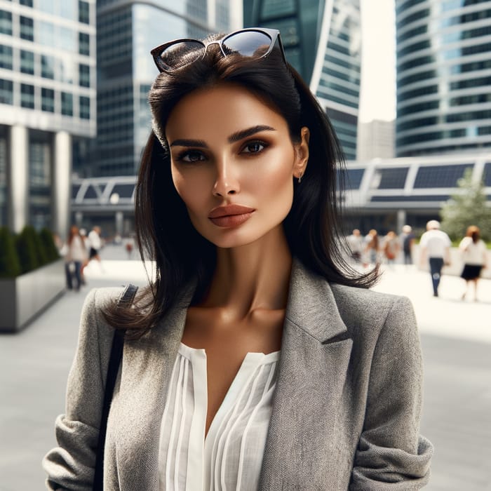 Chic Light Skin Baddie in Stylish Urban Scene | AI Art Generator | Easy ...