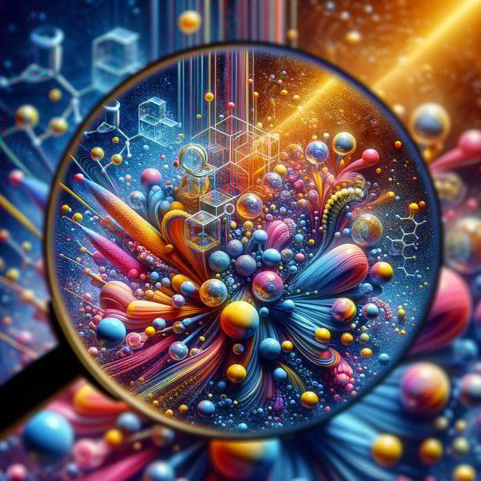 Textile Additives: Abstract Visual Representation in Laboratory | AI ...