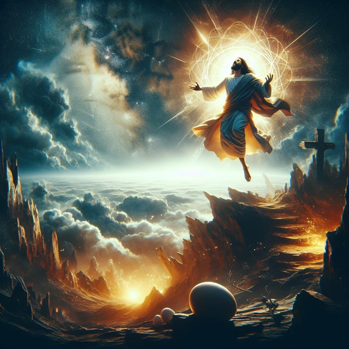 Resurrection of Jesus Christ | AI Art Generator | Easy-Peasy.AI