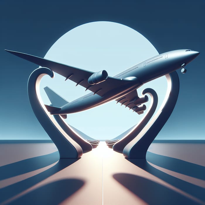 Innovative Tri-Wing Aircraft Design | AI Art Generator | Easy-Peasy.AI