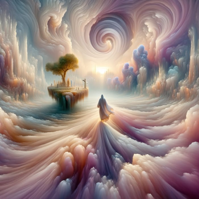 Surreal Jesus Walking on Water: A Dreamlike Journey | AI Art Generator ...