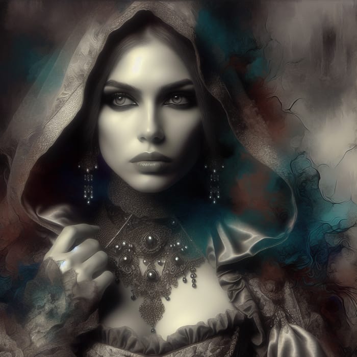 Enigmatic Woman: Mystery & Elegance in Fashion | AI Art Generator ...