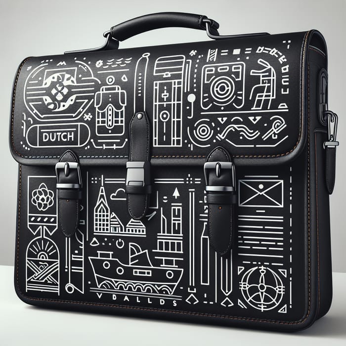New Dutch Leather Briefcase Design | Modern & Stylish | AI Art ...