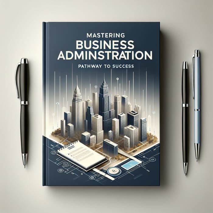 Business Administration Book Cover Design | AI Art Generator | Easy ...