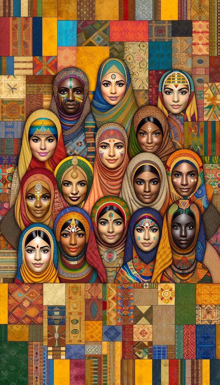 Vibrant Abstract Art Reflecting India's Cultural Diversity | AI Art ...