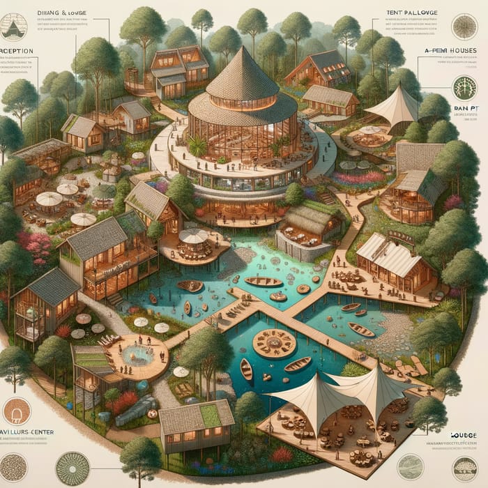 Luxury Glamping Resort with Forest Trail Inspiration | Exclusive ...