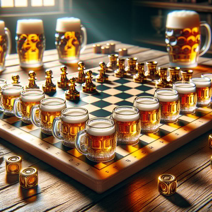 Beer Checker Game: An Exciting Twist for Game Nights | AI Art Generator ...