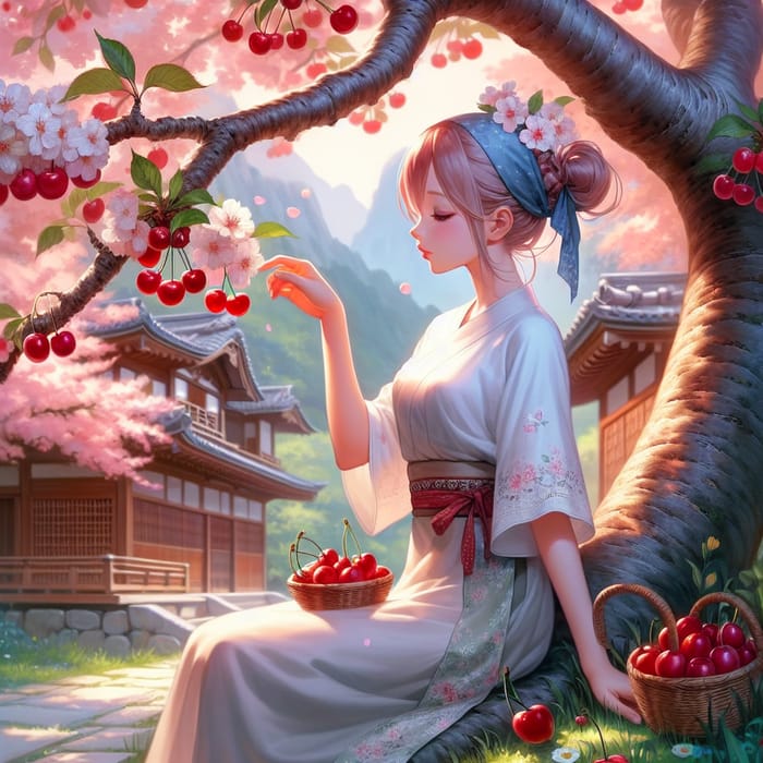 Smooth Cherry Tree - Pictures of Smooth Cherry Trees | AI Art Generator ...