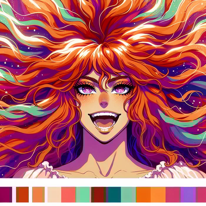 Colossal Anime Giantess Nami | Vivid Colors & Defined Outlines | AI Art ...