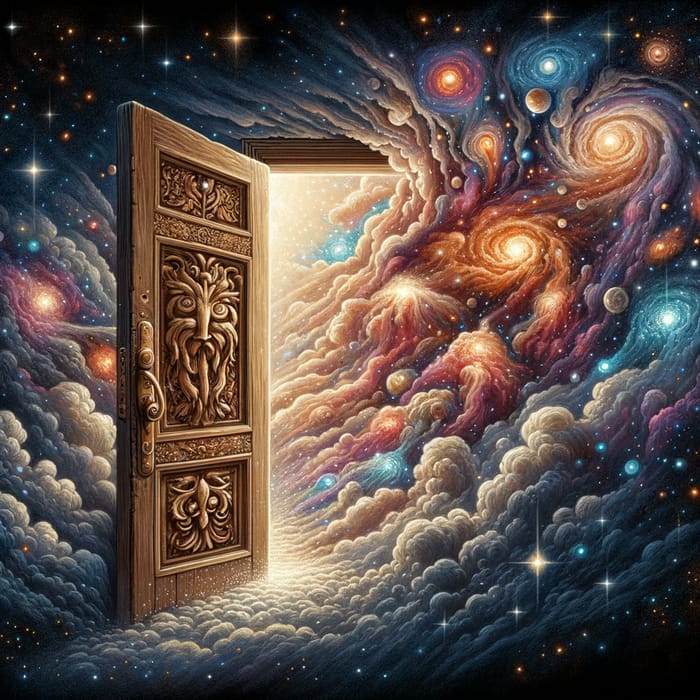 Secret Celestial Doorway Unveiled | Mystic Heaven | AI Art Generator ...