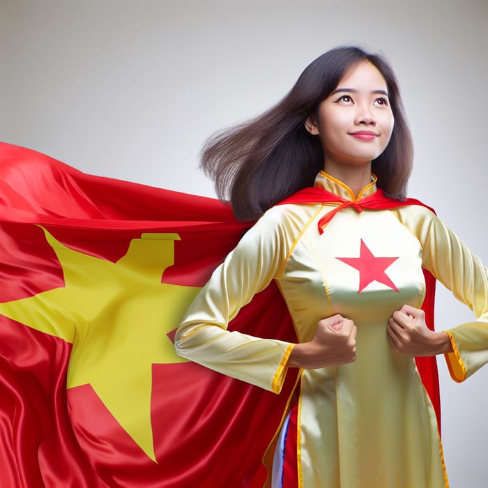 Vietnamese Woman Transforms into Superhero to Save the World | AI Art ...