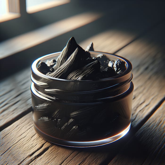 Dark Shilajit from Mumie Resin in a Jar | Natural Health | AI Art ...