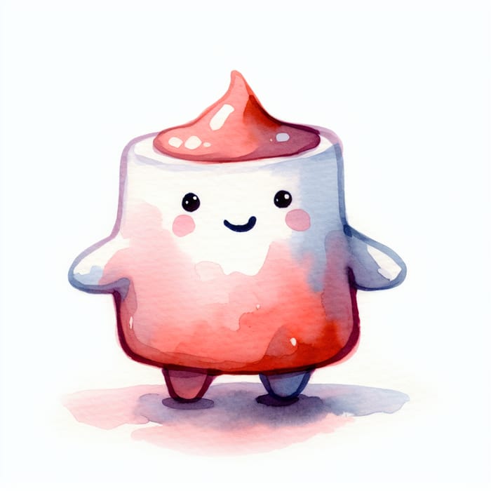 Adorable Watercolor Sketch of 'Little Squish' - Cute and Playful | AI ...