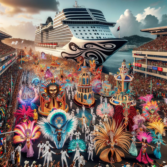 Trinidad Carnival: Vibrant Scenes with Virgin Cruise | AI Art Generator ...